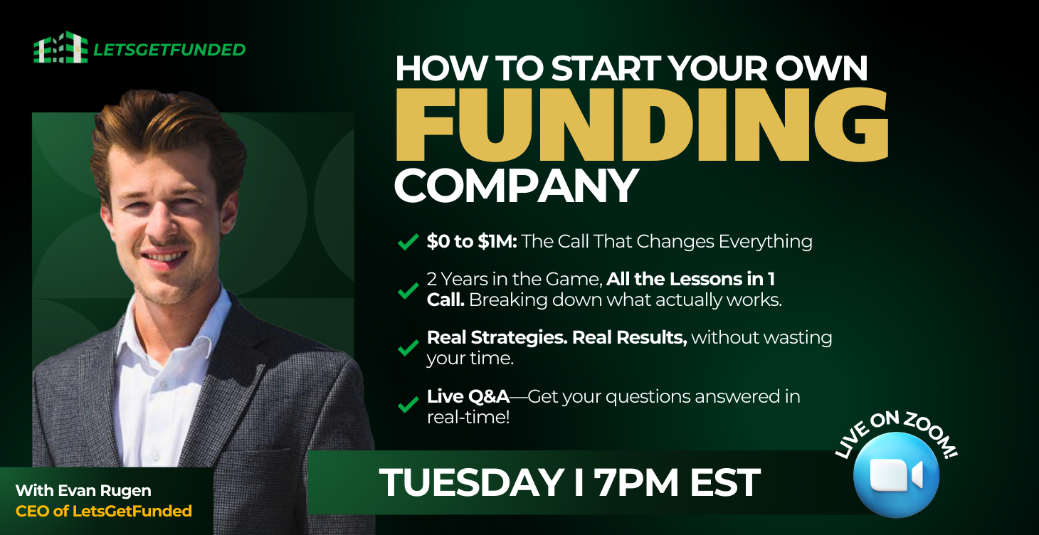 We’re Back! Start Your Own Funding Business Call Tomorrow 🔥 ...