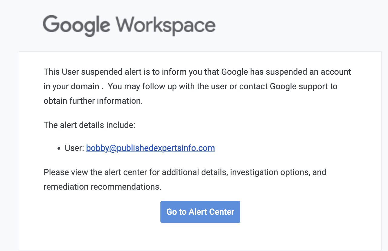 Workplace user accounts being shut down. · ListKit's Cold Email Community
