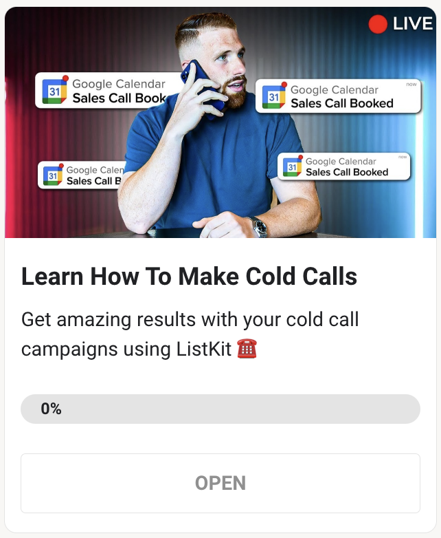 ListKit's FREE cold calling course is now LIVE · ListKit's Cold Email ...