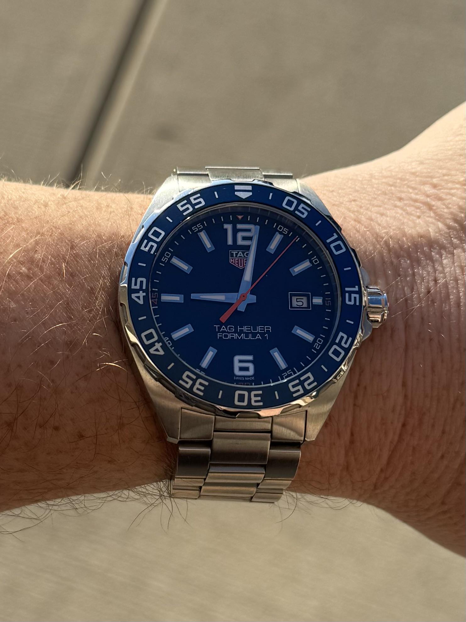WOTD- Blue Monday January 5th: Tag Heuer Formula 1 · Watch Lover ...