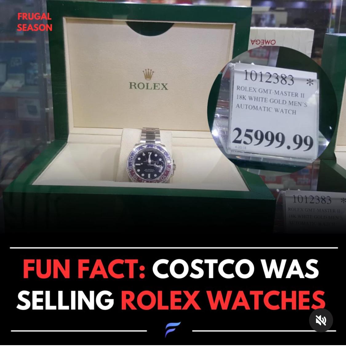 Did you know that Costco used to sell Rolexes? · Watch Lover | Community