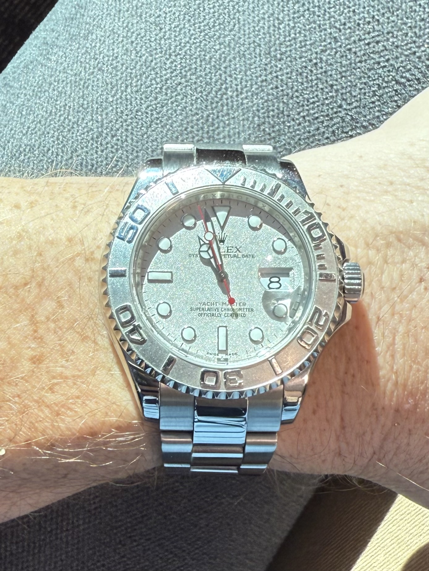 WOTD- White Dial Wednesday October 8th: Rolex Yacht-Master · Watch ...