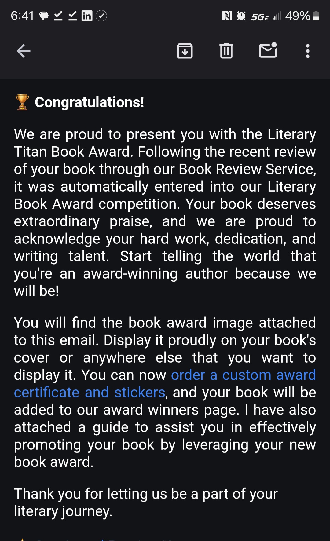Award Winning Book! · Write Your Book 📚
