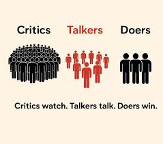 CRITICS WATCH: TALKERS TALK: DOERS WIN, Where do you belong?? · 💳 ...
