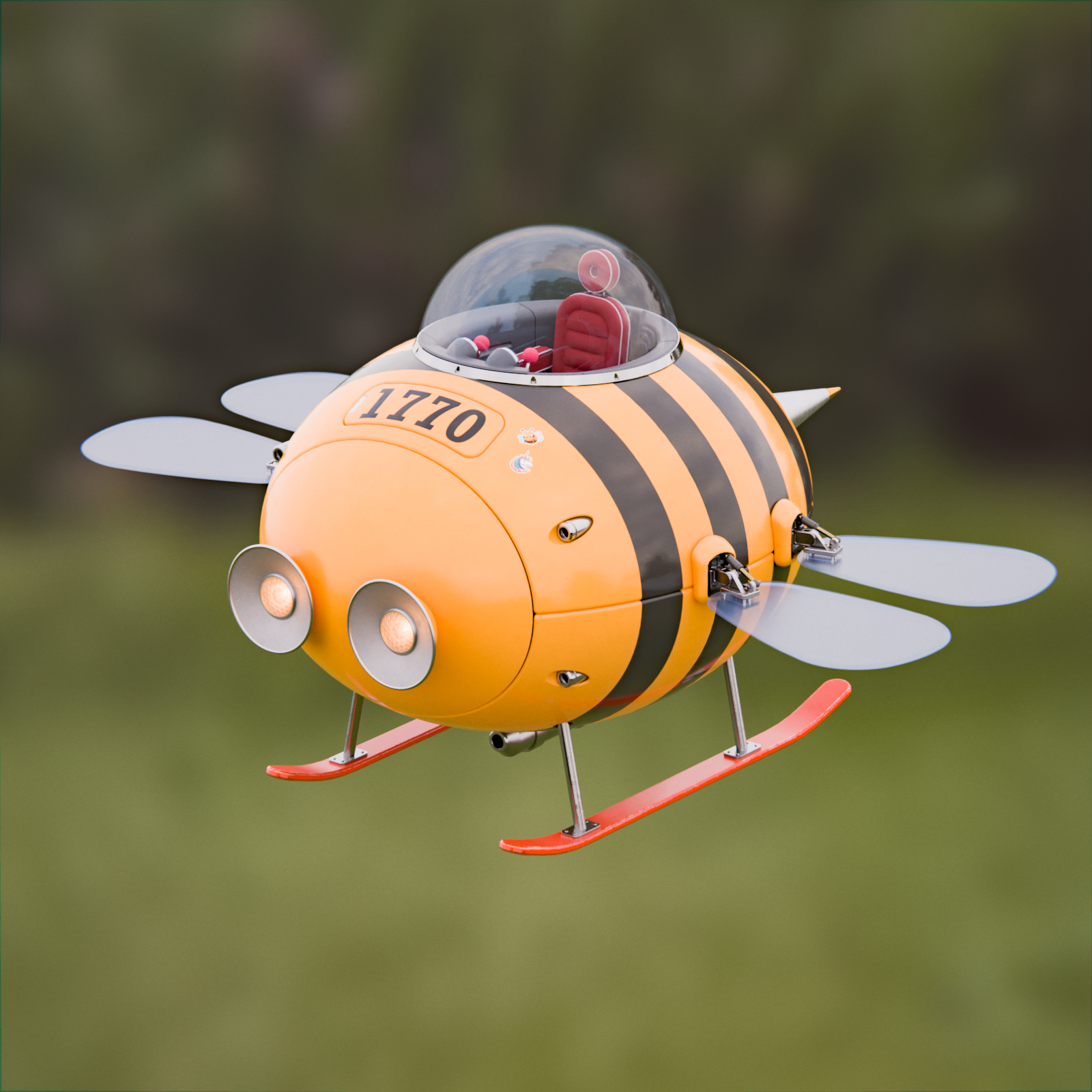 Bee Fighter done · Creative 3D Community