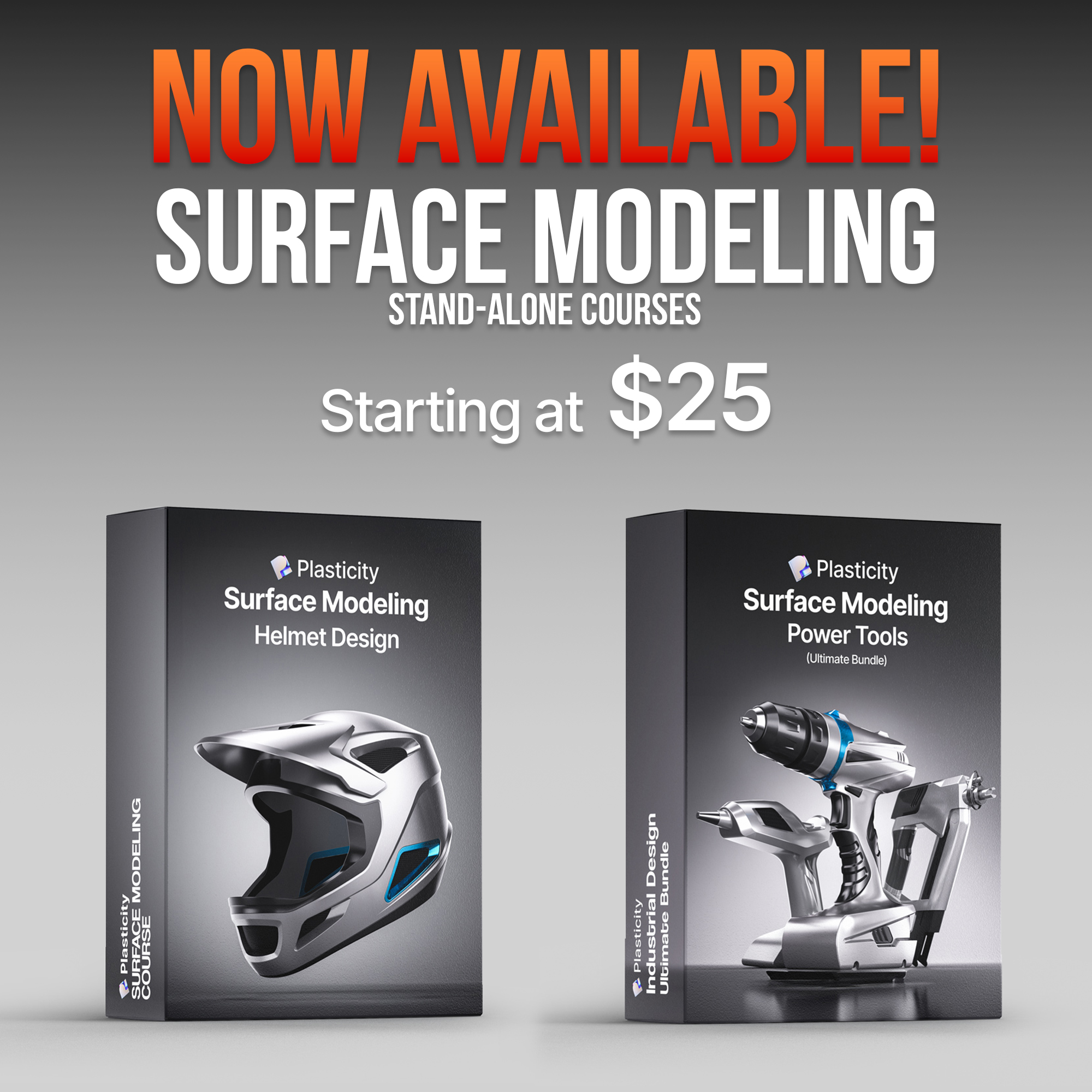 🔥 Surface Modeling - Stand-Alone Course Sale 🔥 · Creative 3D Community