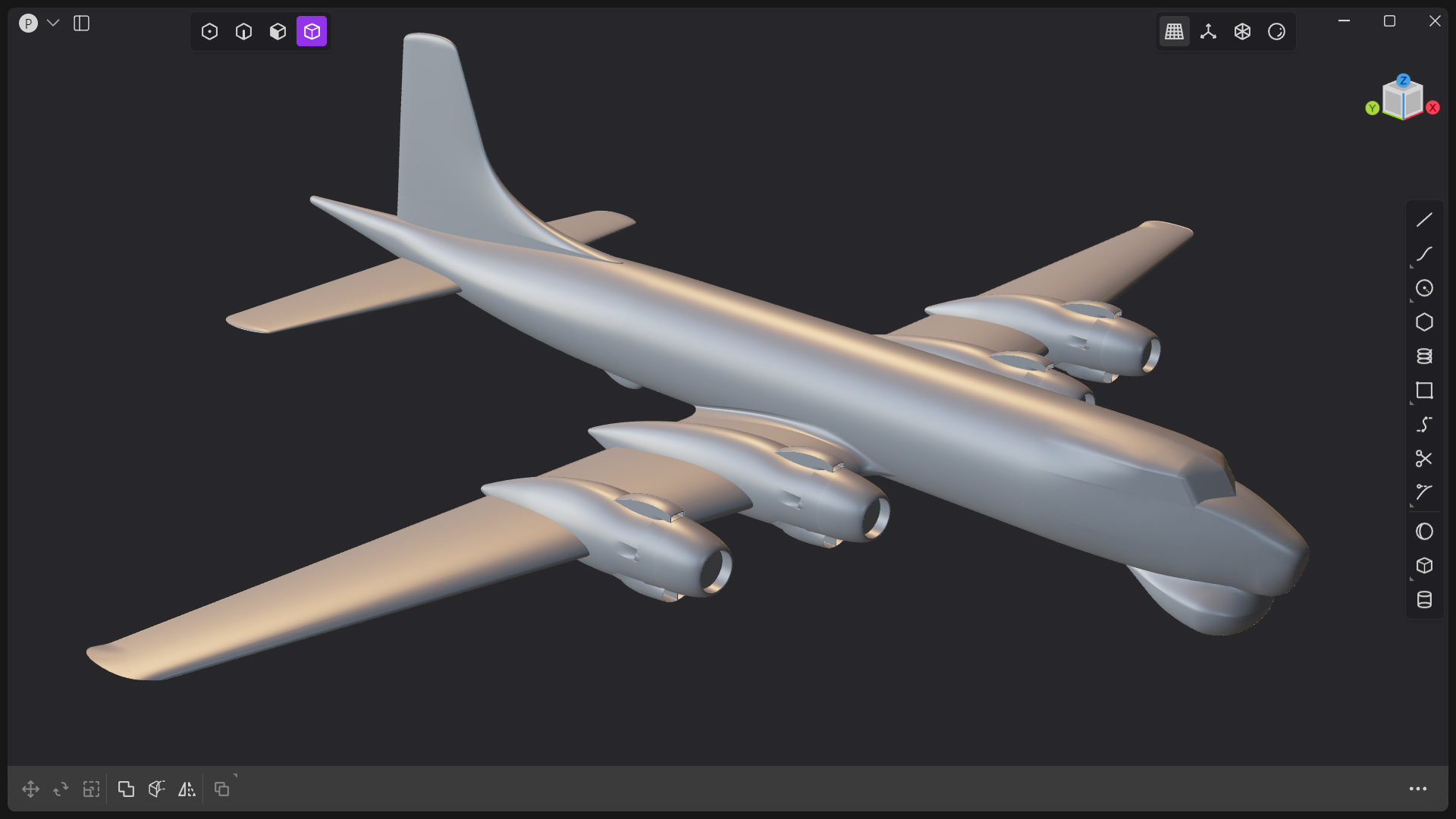 UPDATE - First Plasticity model - Canadair Argus · Creative 3D Community