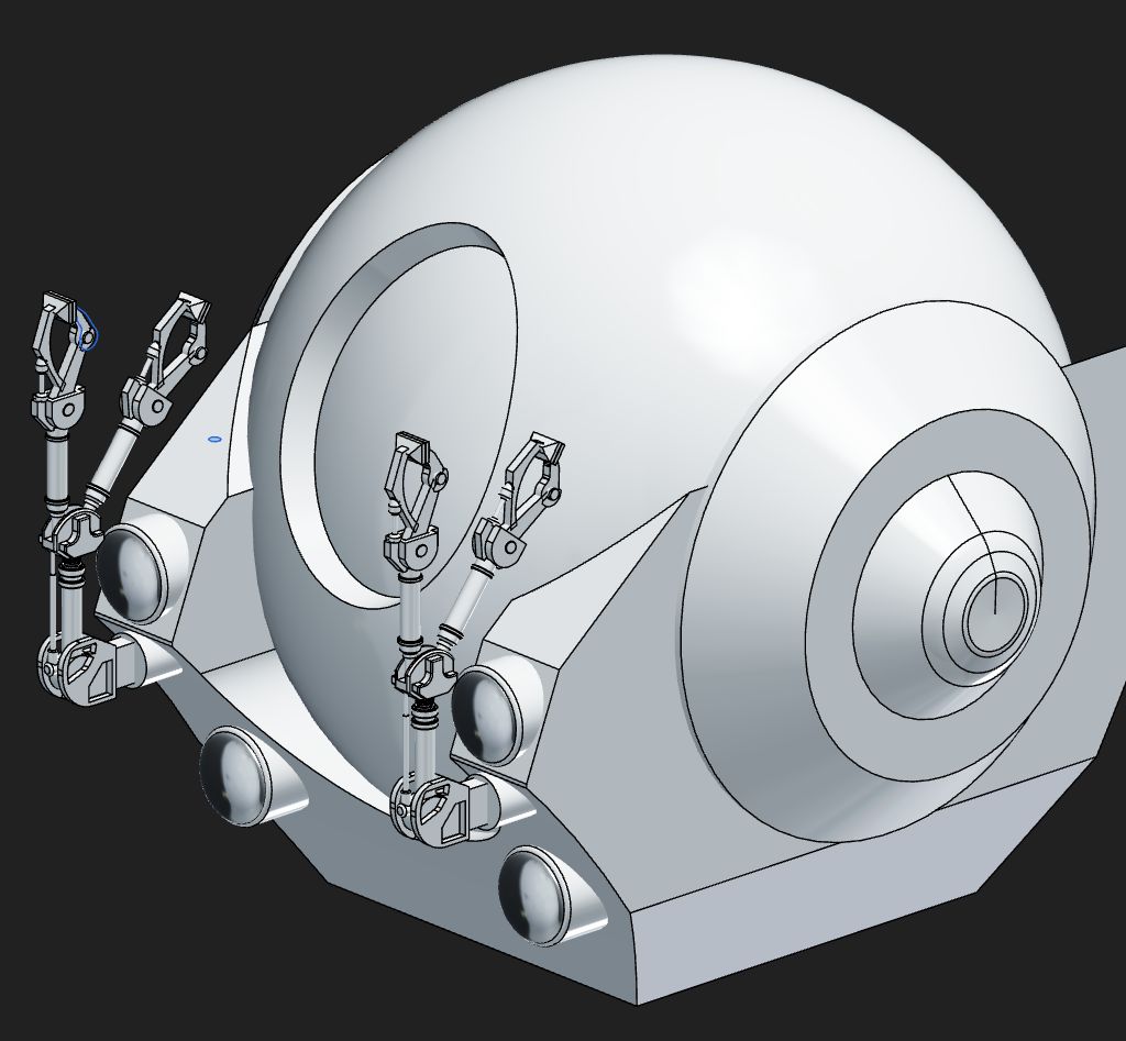 Work in Progress 2001 A Space Odyssey EVA Pod · Creative 3D Community