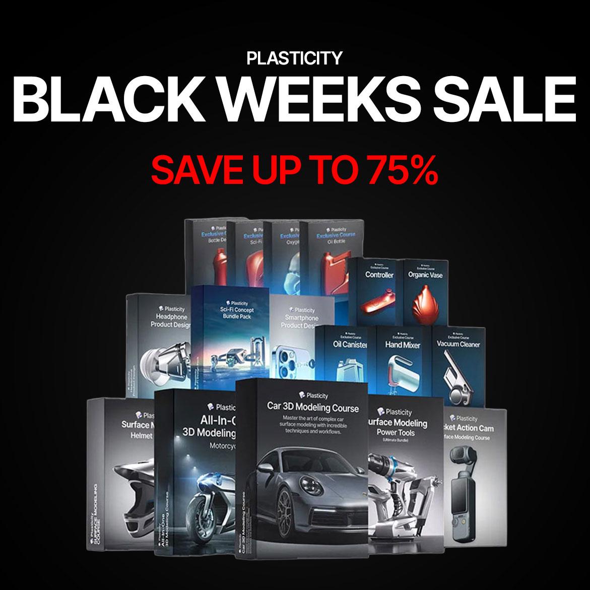 🚨 BLACK WEEKS SUPER SALE IS LIVE – UP TO 75% OFF ON PLASTICITY BUNDLES ...