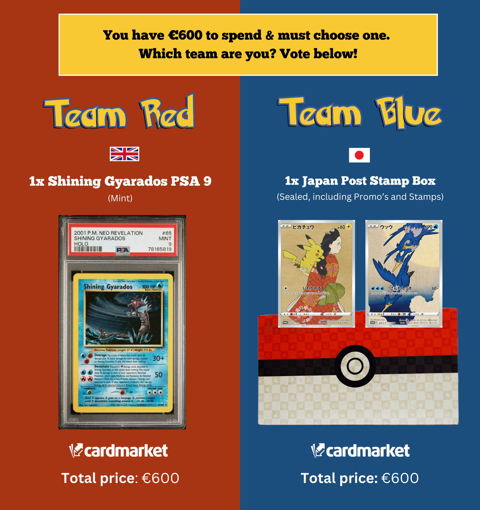 Team Red vs. Blue - Round 6. Can the Japanese Stamp Box beat this ...