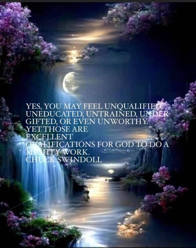 When you feel unqualified, you qualify ️ · Kingdom Team