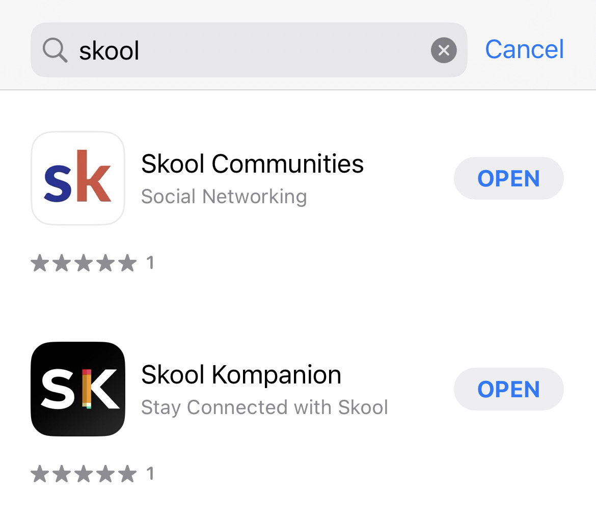 Skool app for iPhone · 9D Free Community