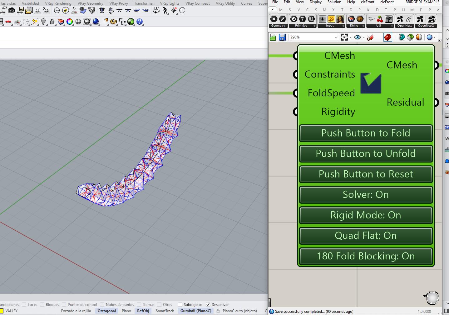 Crane example file · The Parametric Circle
