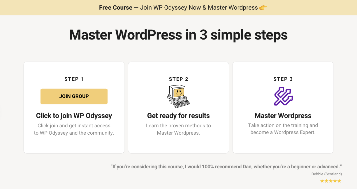 WordPress Odyssey (Free)