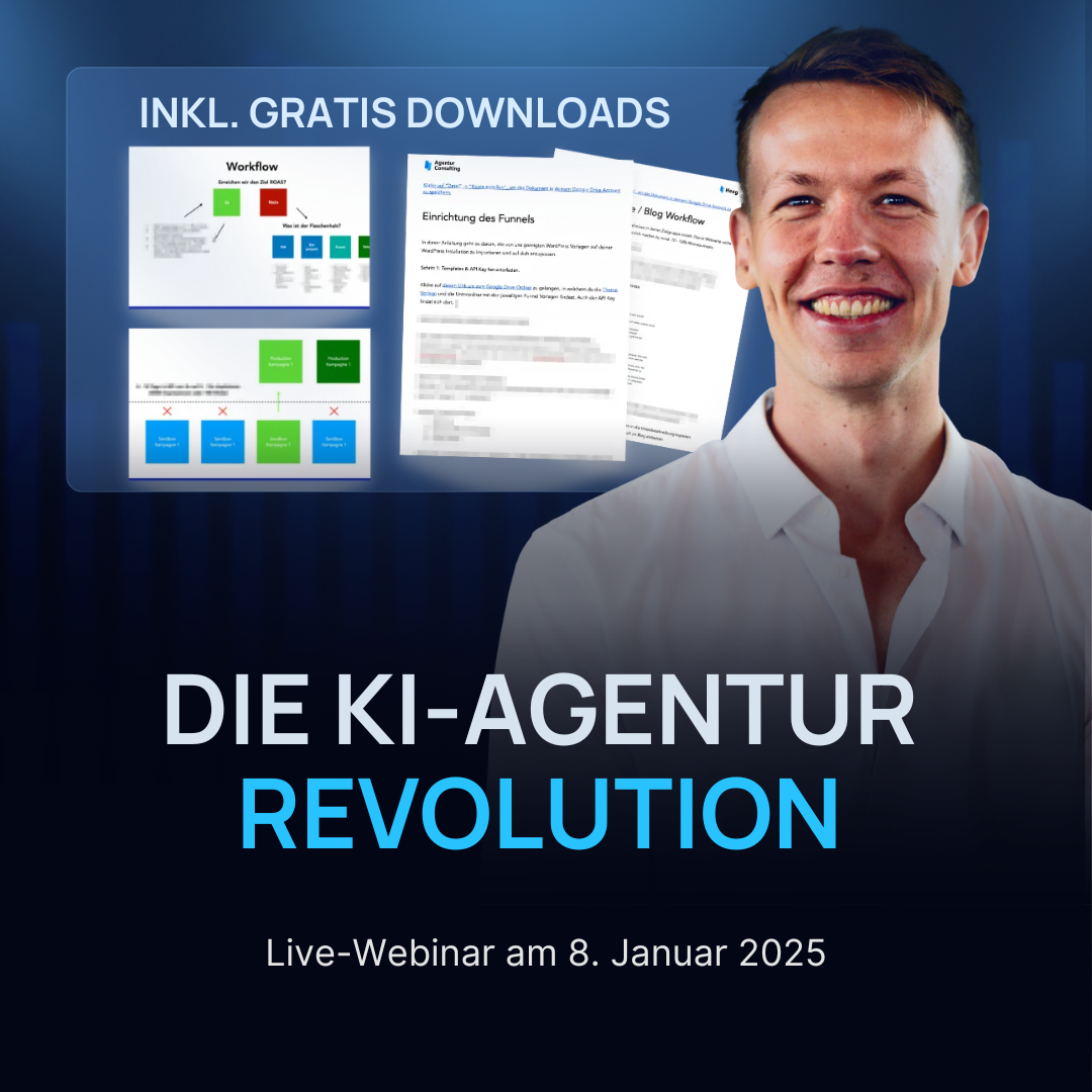 KI-Agentur-Revolution: Webinar am 8. Januar 2025 · Freelancer Masterclass