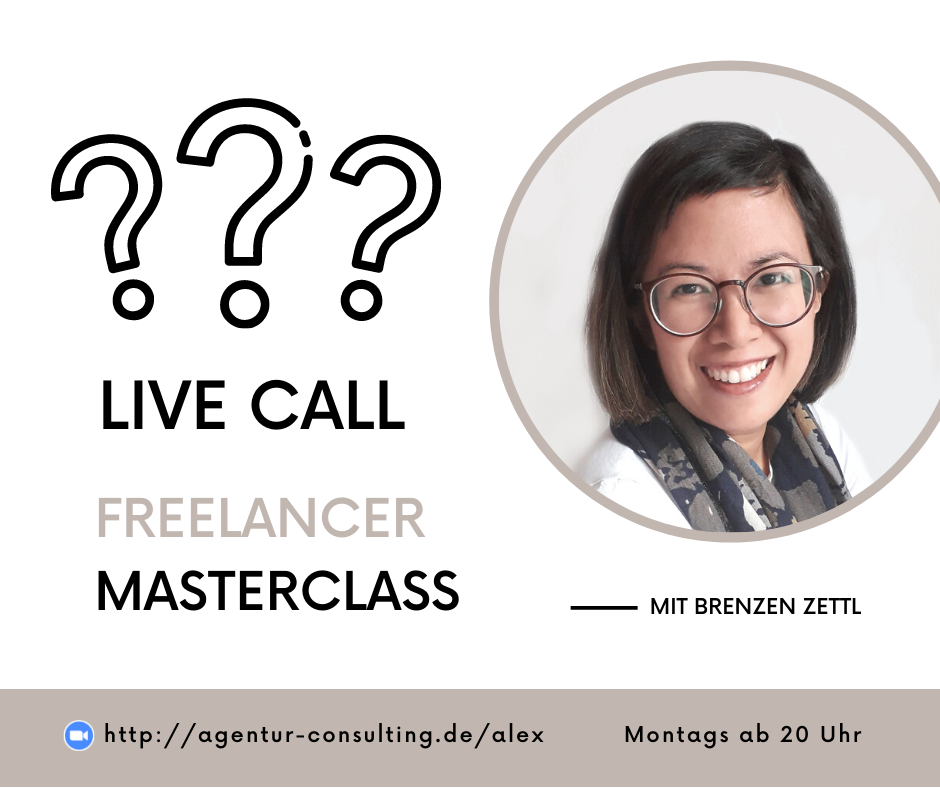MO LiveCall 20 Uhr: Woche 3 Ablauf Kundenprojekte · Freelancer Masterclass