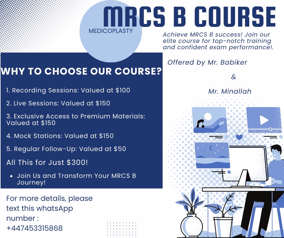 MRCS B COURSE · Medicoplasty MRCS OSCE