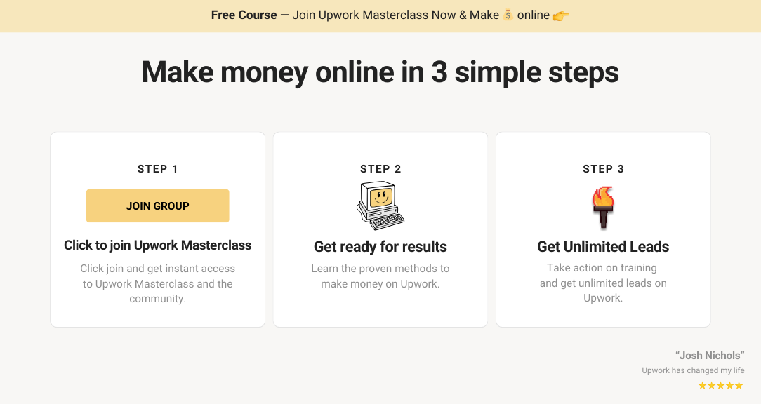 Upwork Masterclass (Lite)