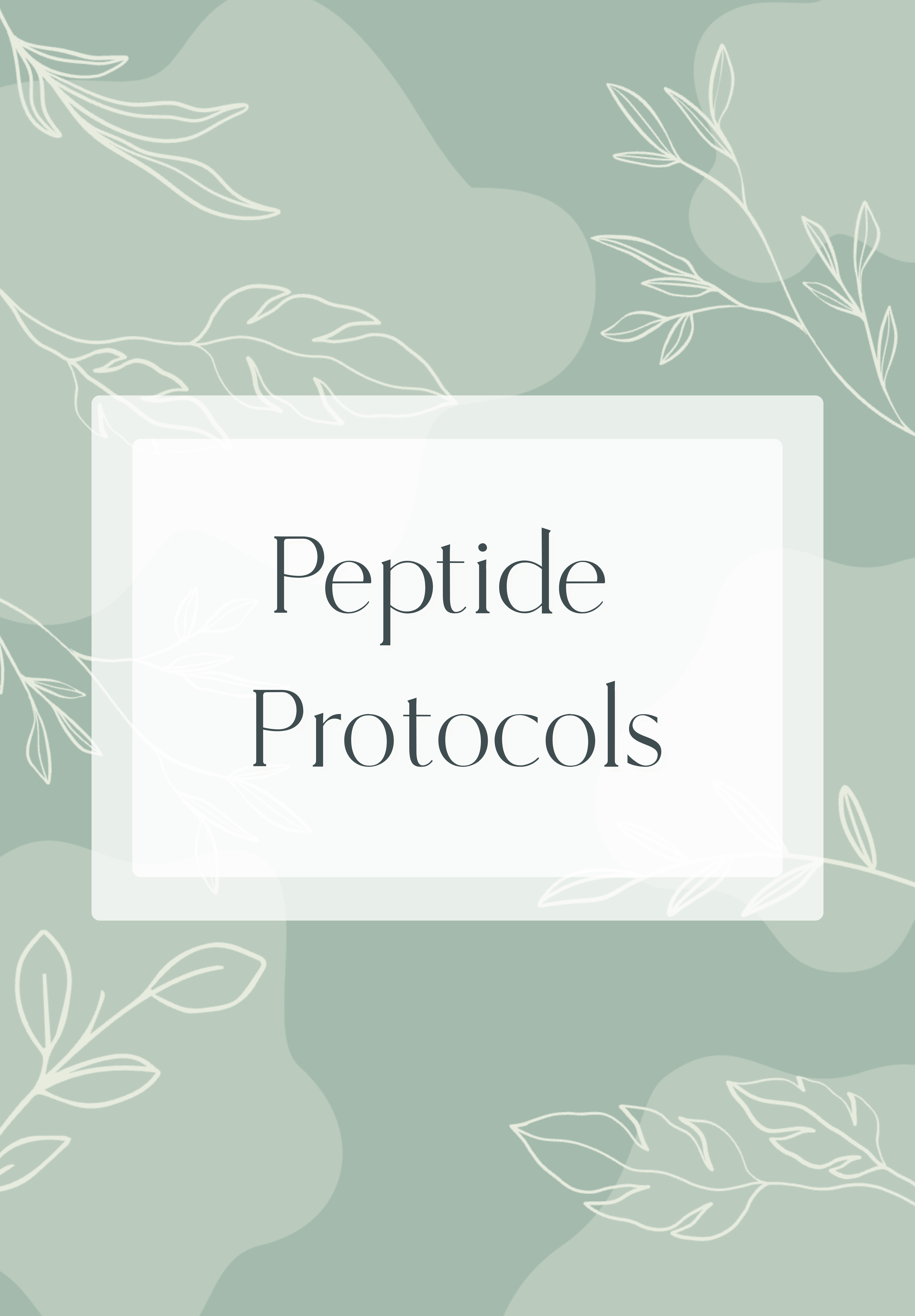New Peptide Protocol Booklet! · Women's Peptide Collective
