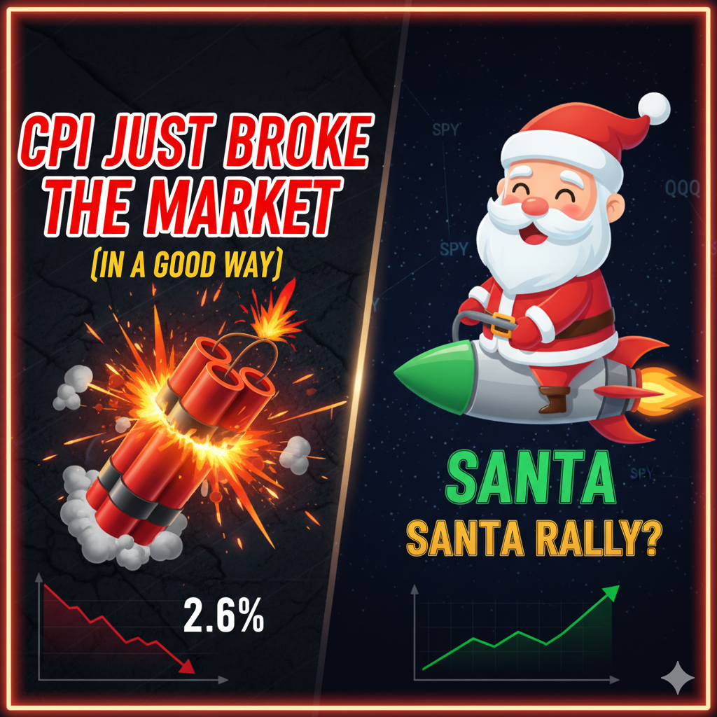 🧨 CPI JUST BROKE THE MARKET (IN A GOOD WAY) — IS THIS THE REAL SANTA ...