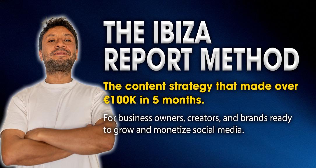 Content Planner! · Ibiza Report Method