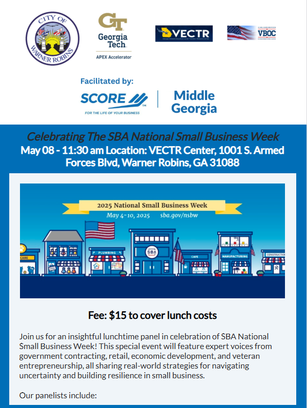 The SBA National Small Business Week - SBA Resource Partner Panel ...