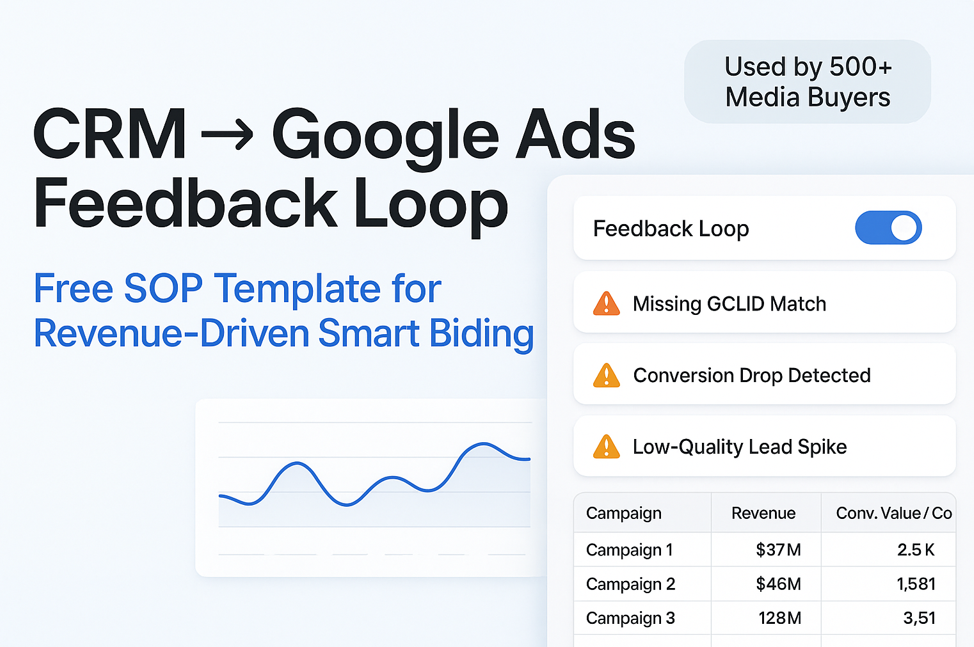 📈 CRM → Google Ads Feedback Loop SOP (Free SOP Drop) · Paid Media Lab ...