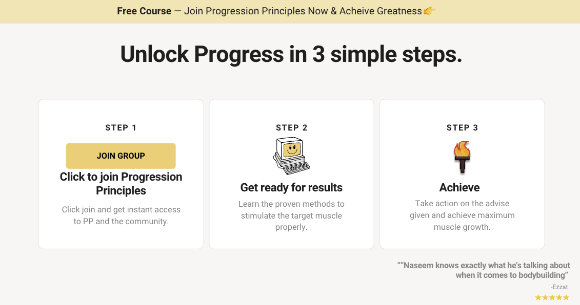 Progression Principles