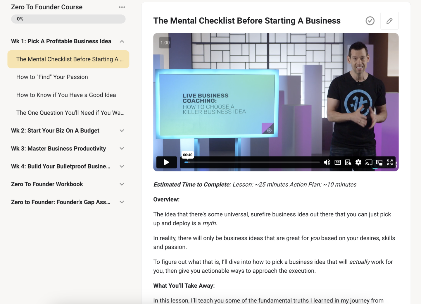 Zero To Founder by Tom Bilyeu