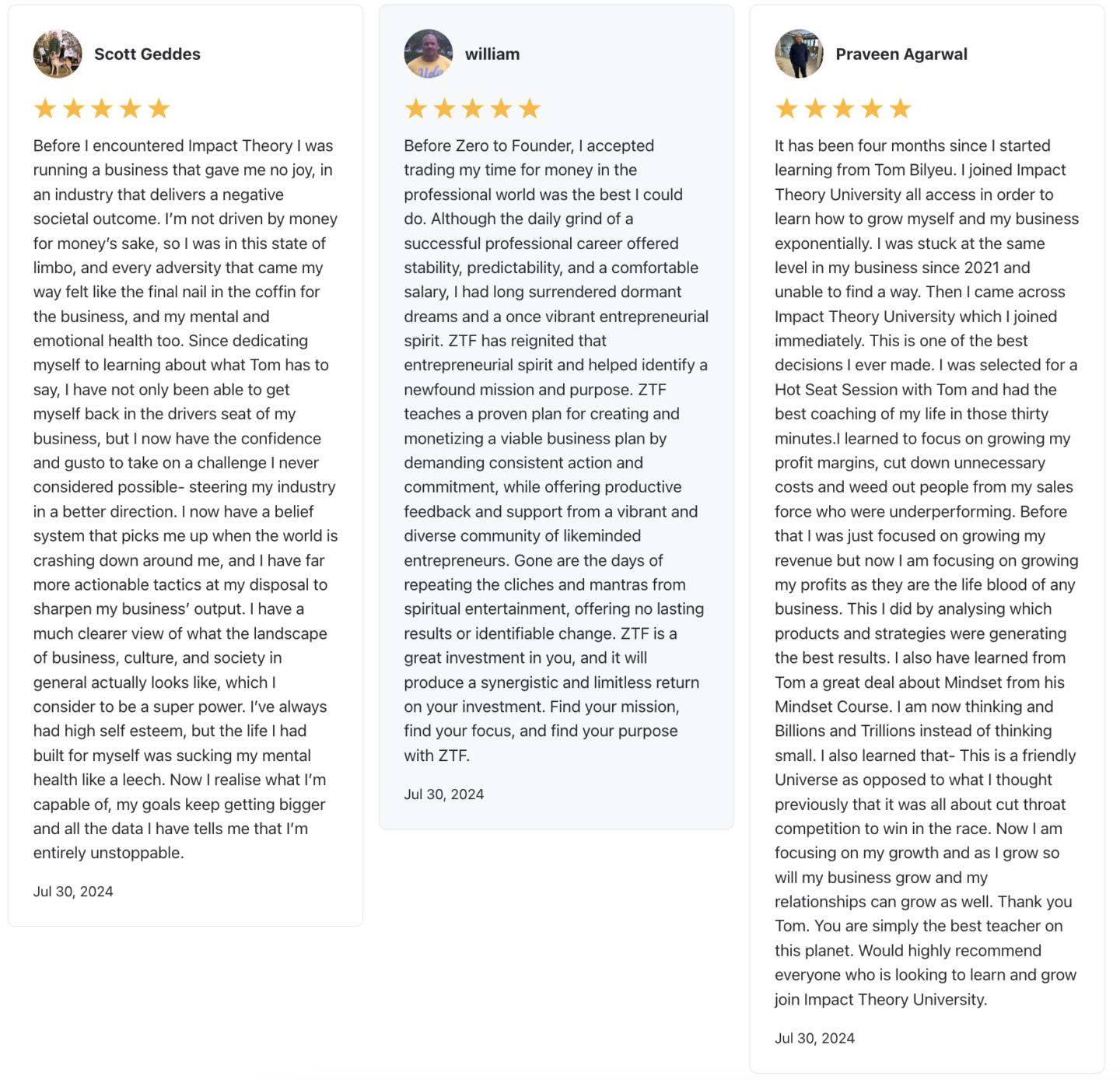 Zero To Founder by Tom Bilyeu