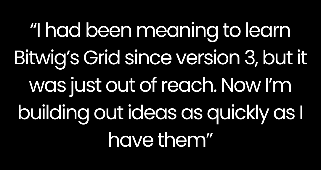 Bitwig Grid 101