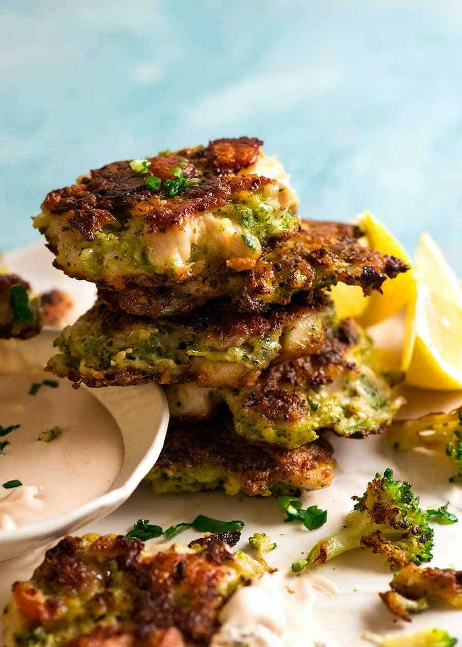 Recipe: Broccoli Chicken Fritters · Nutrition x Fitness Collective