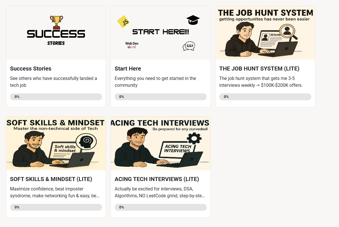 🔴WIN 1h CONSULTATION/COURSES FEEDBACK🔴 · Dev Skool Community
