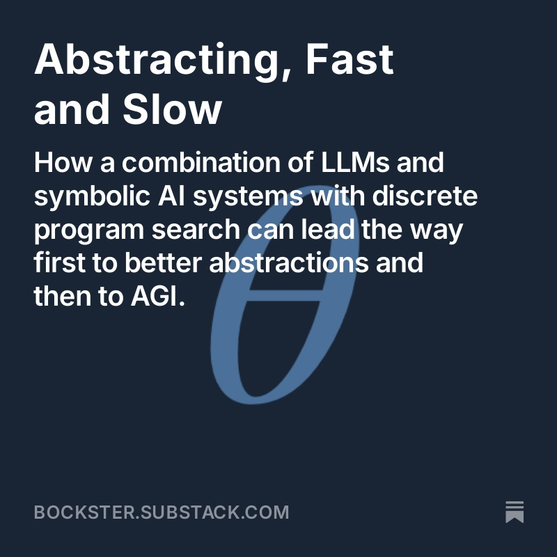 Abstracting, Fast and Slow · Generative AI
