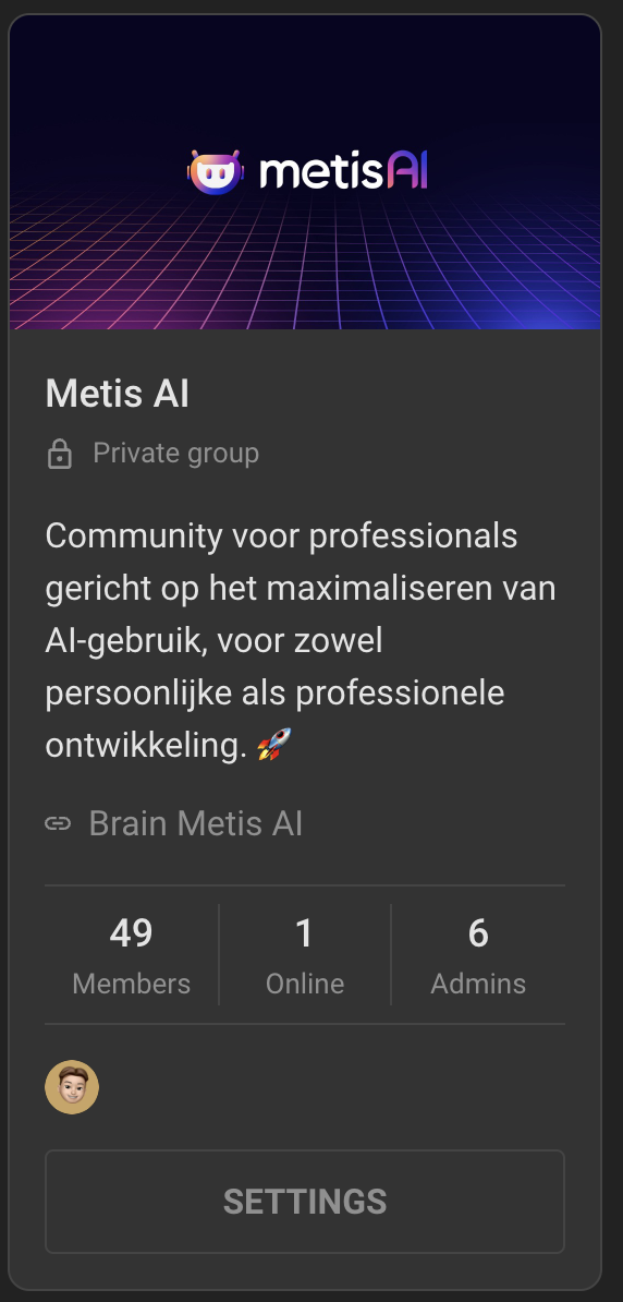 Brain Metis AI · Metis AI - Gratis AI Cursus