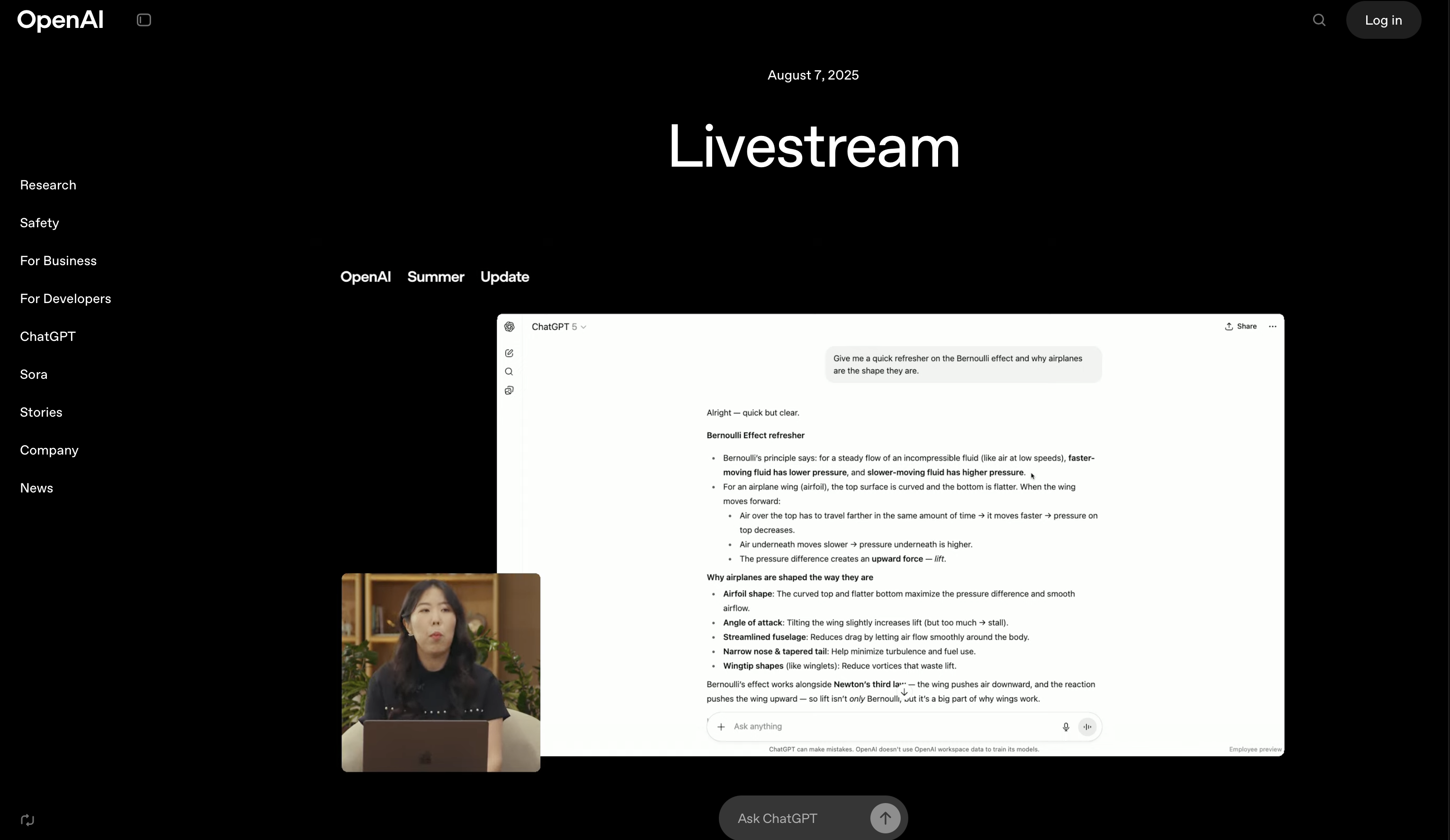 🚨 GPT 5 VIENT DE SORTIR : CONNECTEZ-VOUS AU LIVESTREAM !!!! · AI LABS