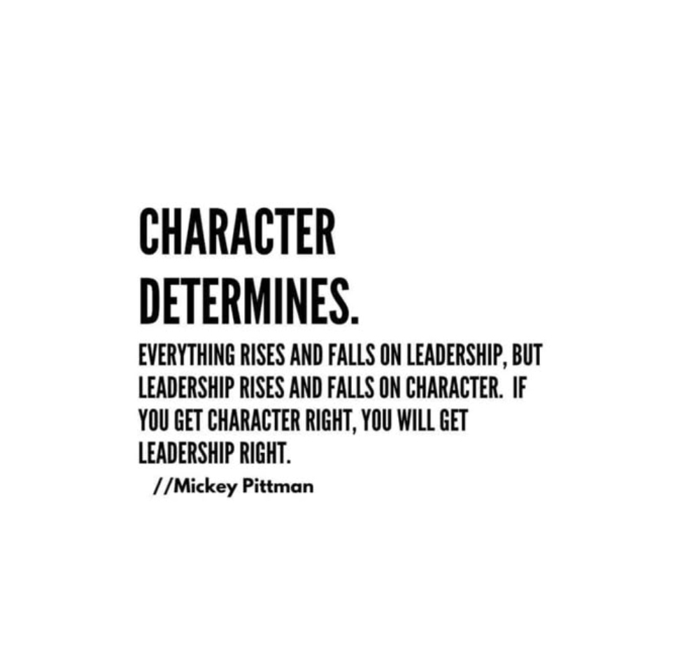 Character Determines. · The Warrior Method