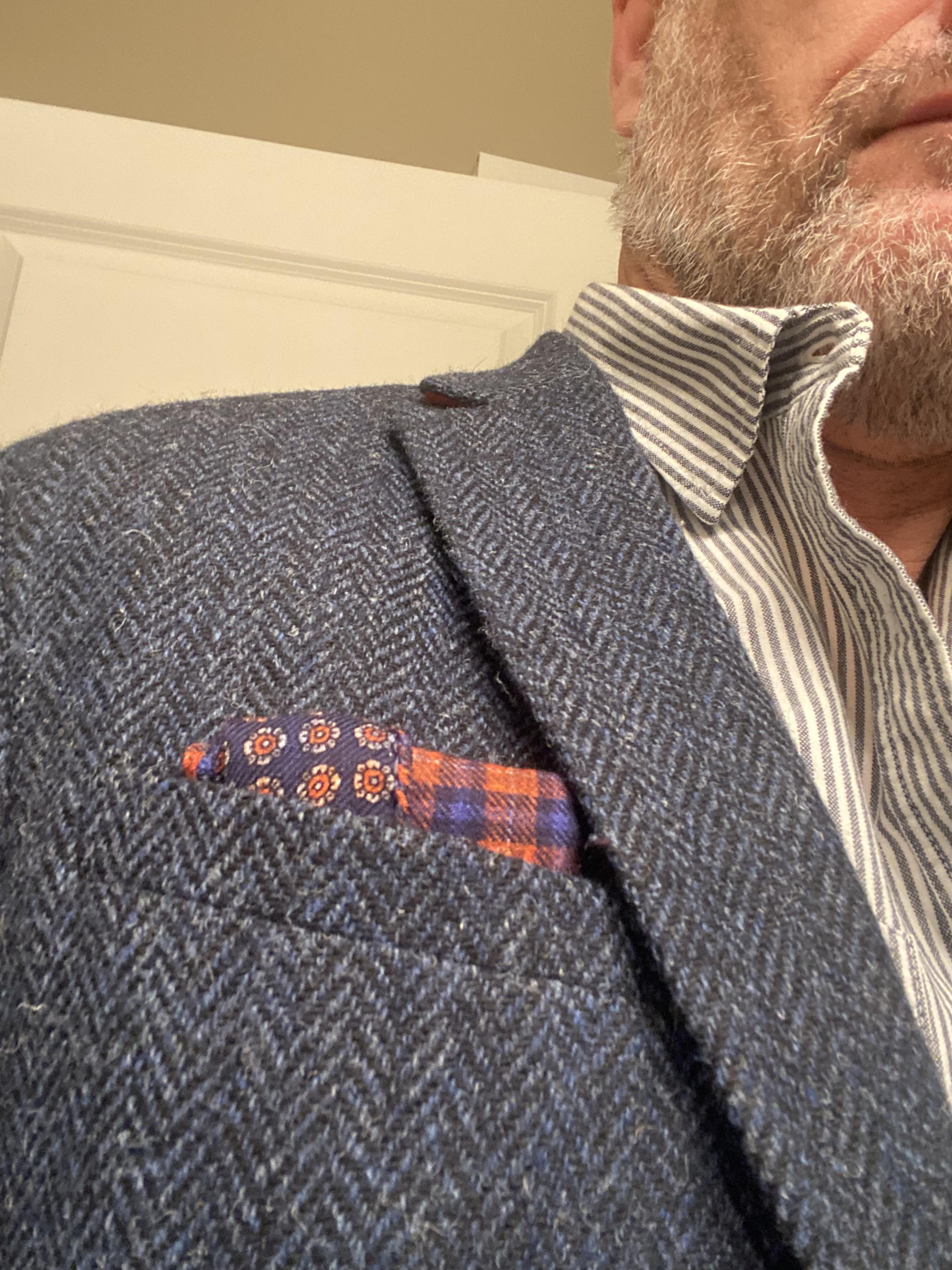 Double Sided Pocket Square · Real Men Real Style Community