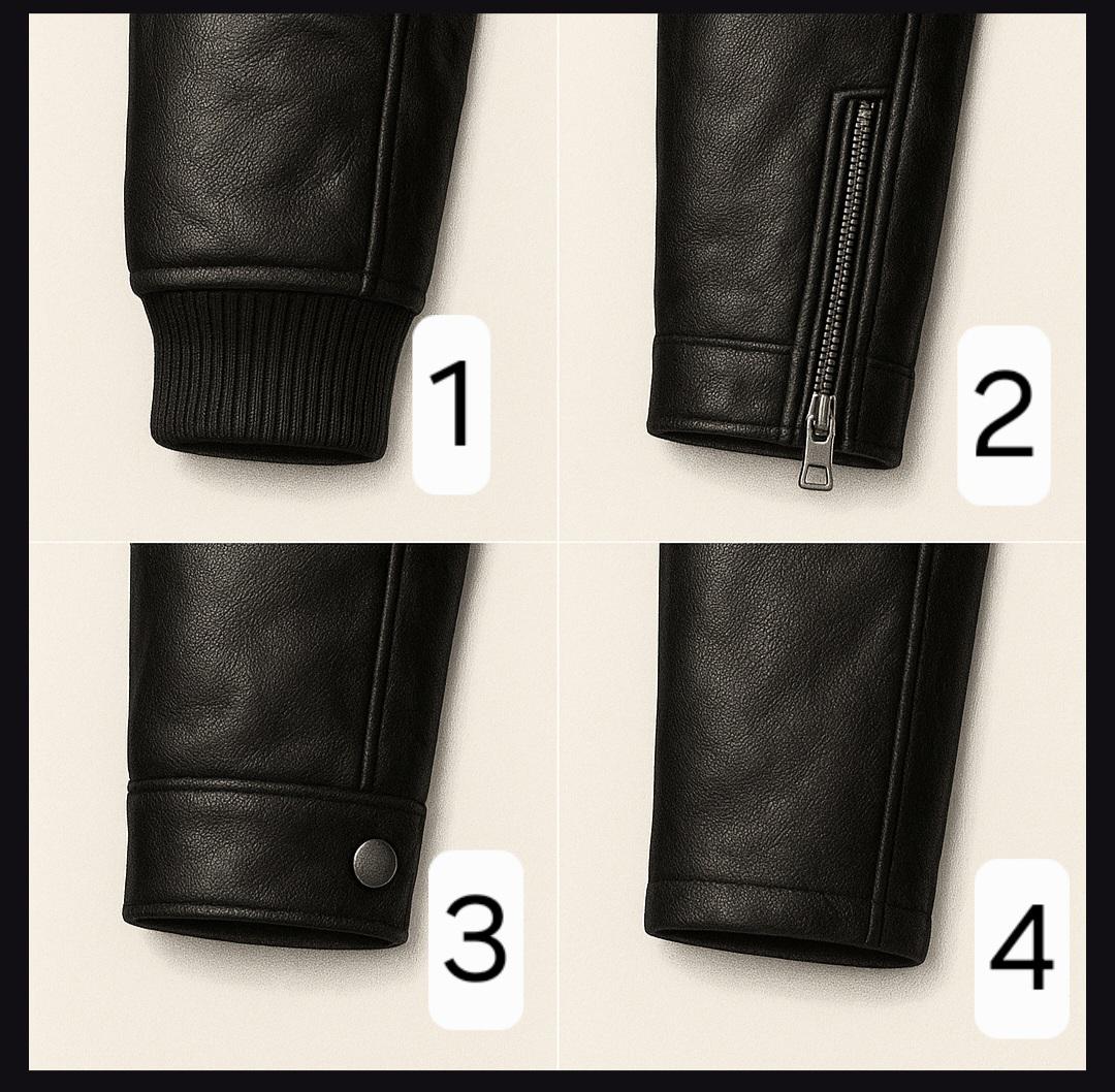 Which leather jacket cuff would you prefer with this style? · Real Men ...