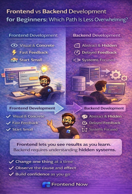 Frontend vs Backend Development for Beginners: Which Path Is Less ...