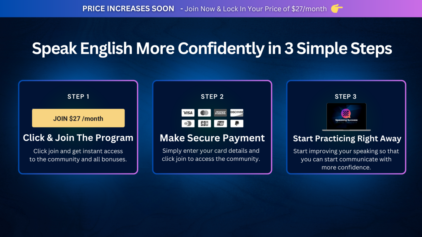 Speaking Success English