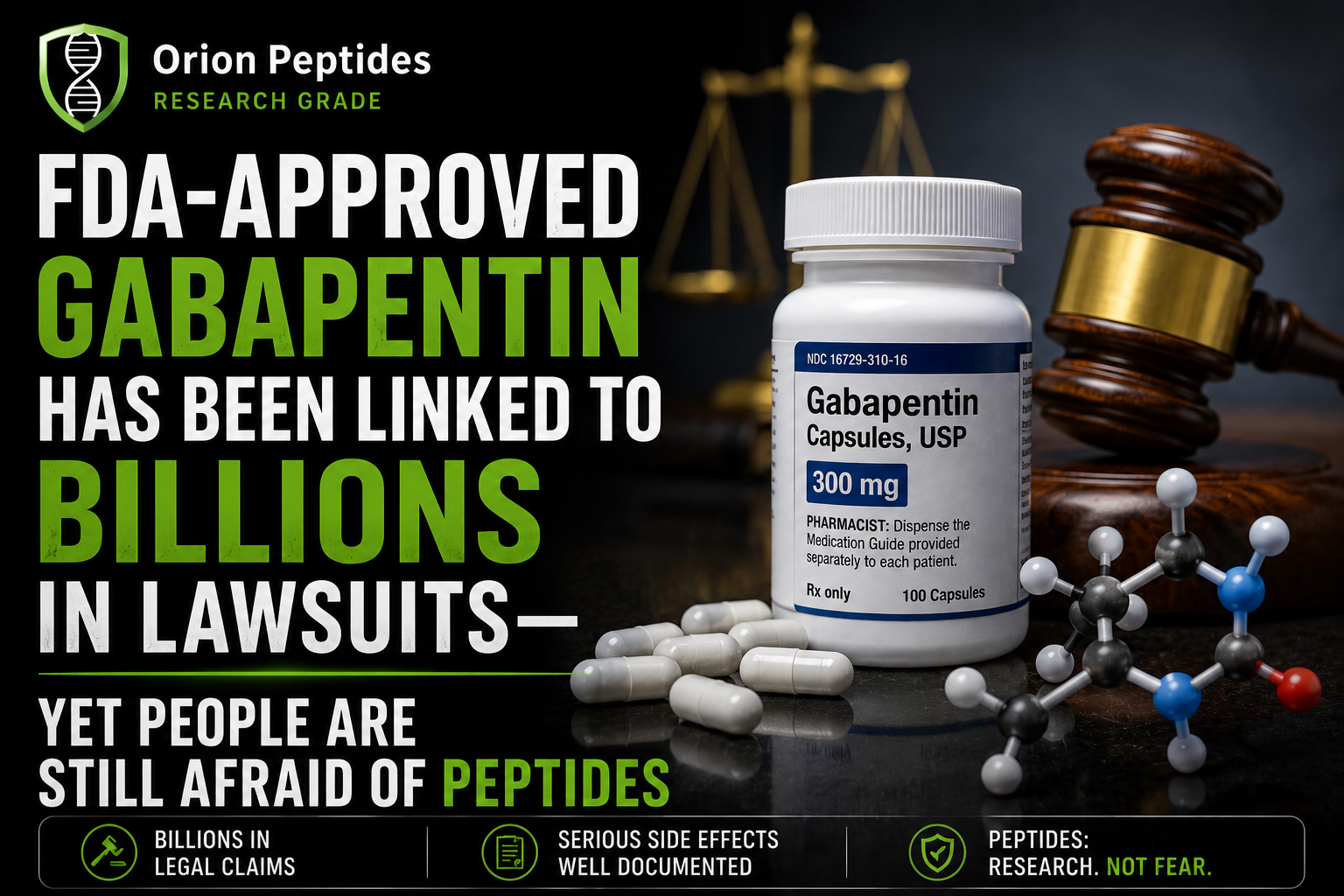 FDA-Approved Gabapentin Has Been Linked to Billions in Lawsuits—Yet ...