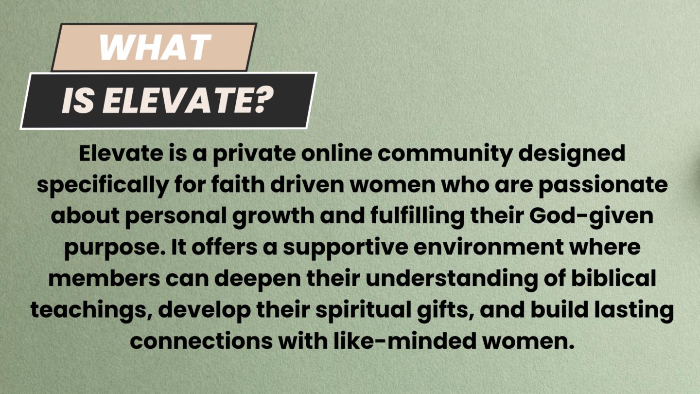 Elevate Community