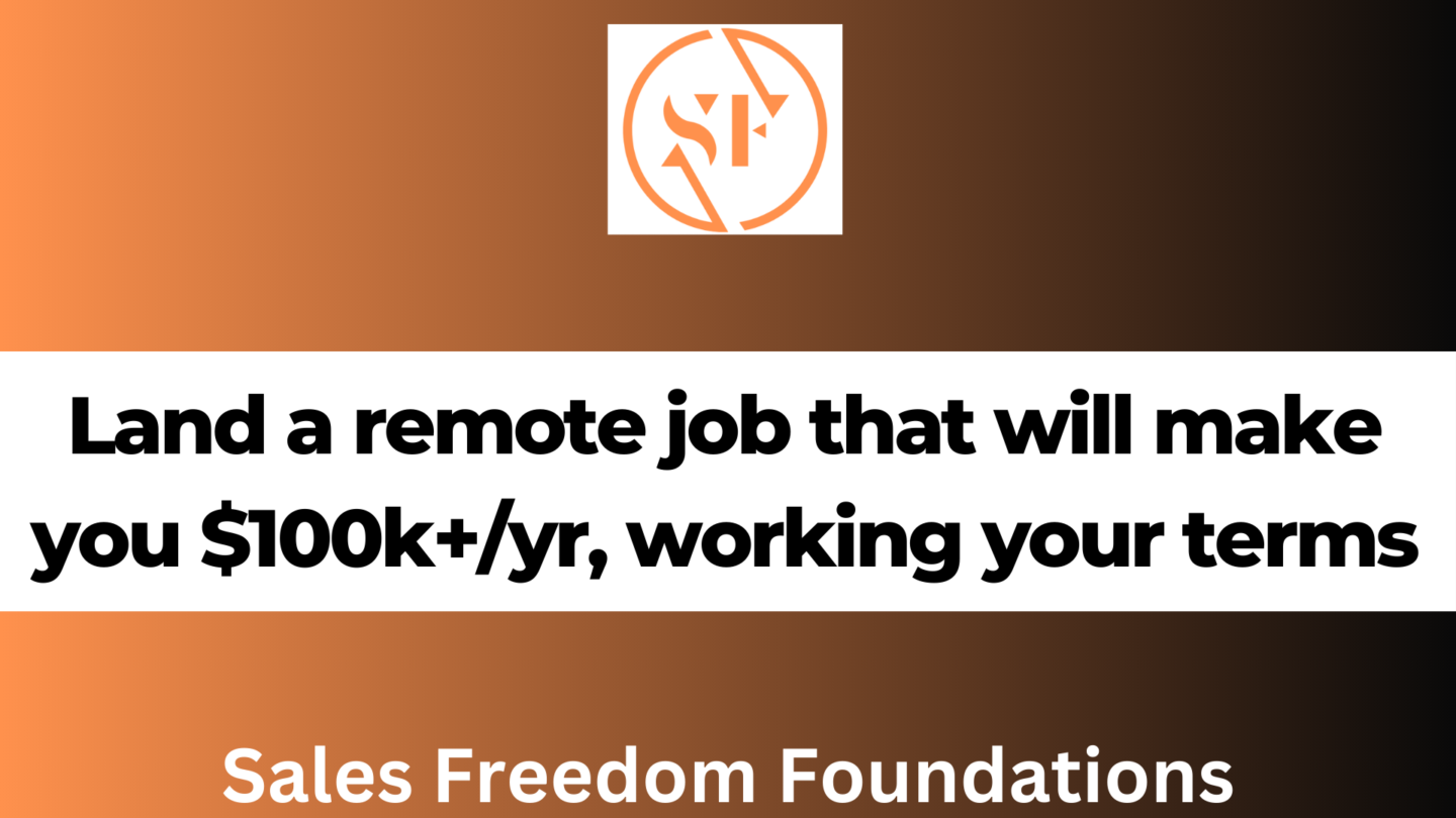 Sales Freedom Foundations