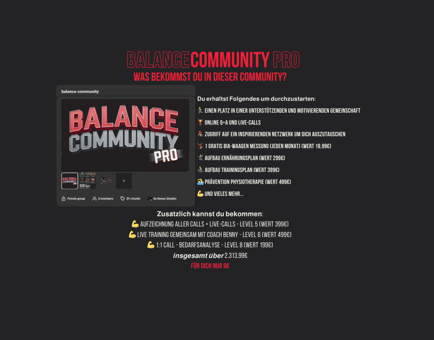 balance community P