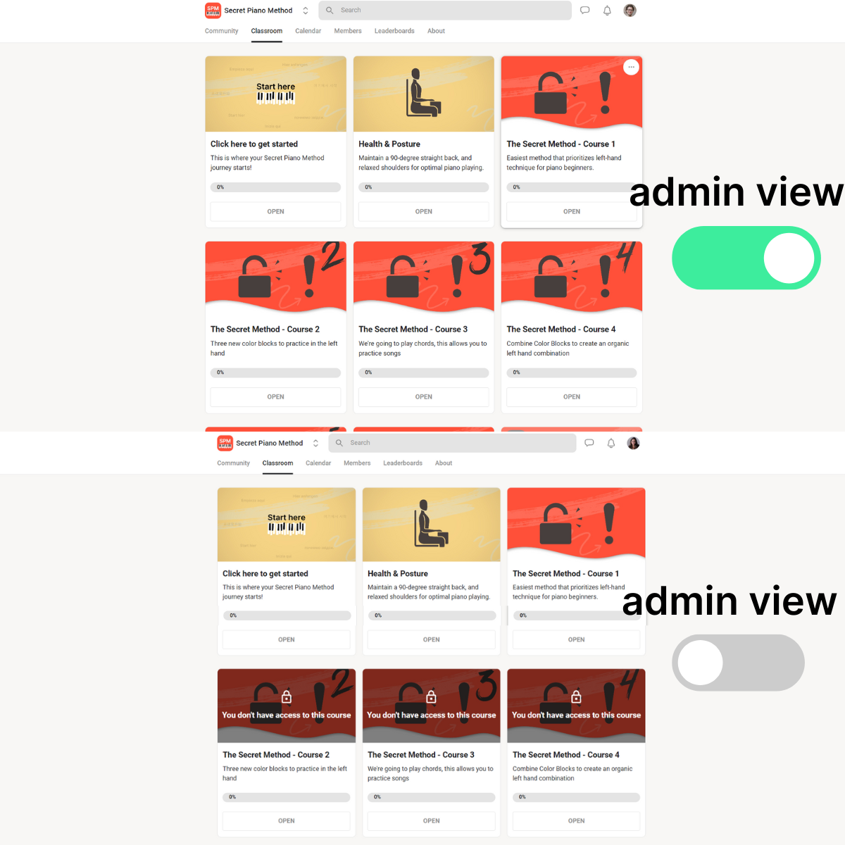 Feature Request: Member View inside Classroom · Skool Community