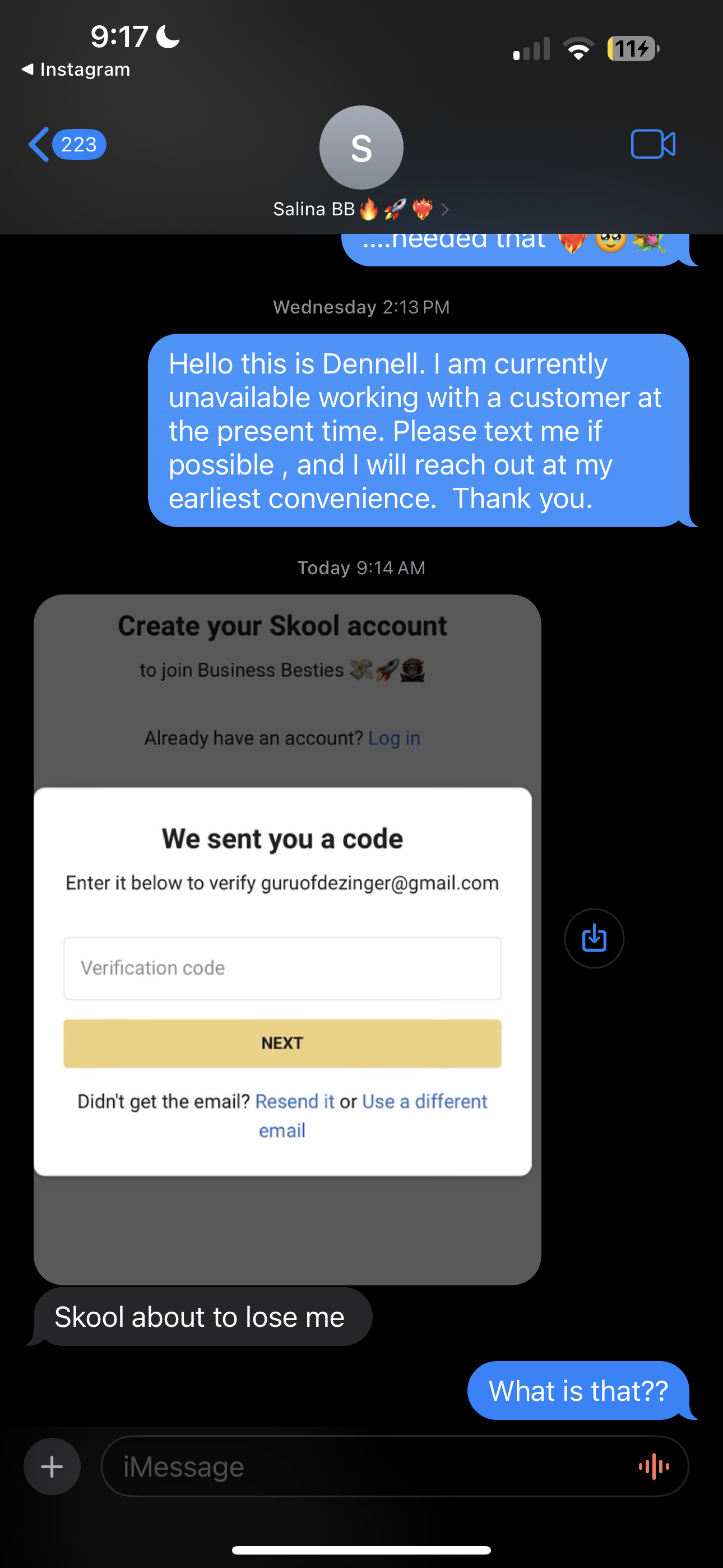 Verify code · Skool Community