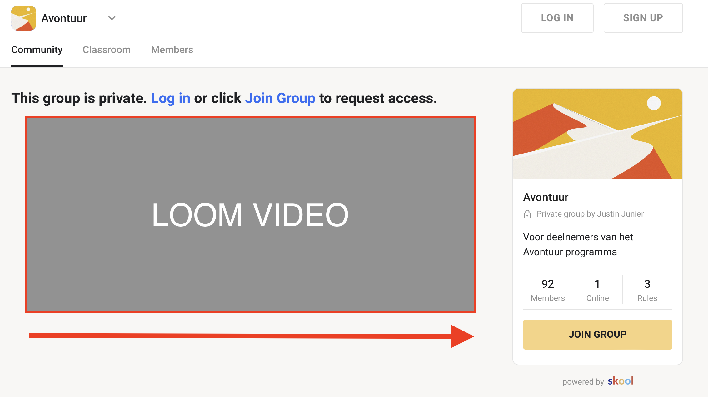Feature Request: "Landing Page Video" Pre-login/register · Skool Community