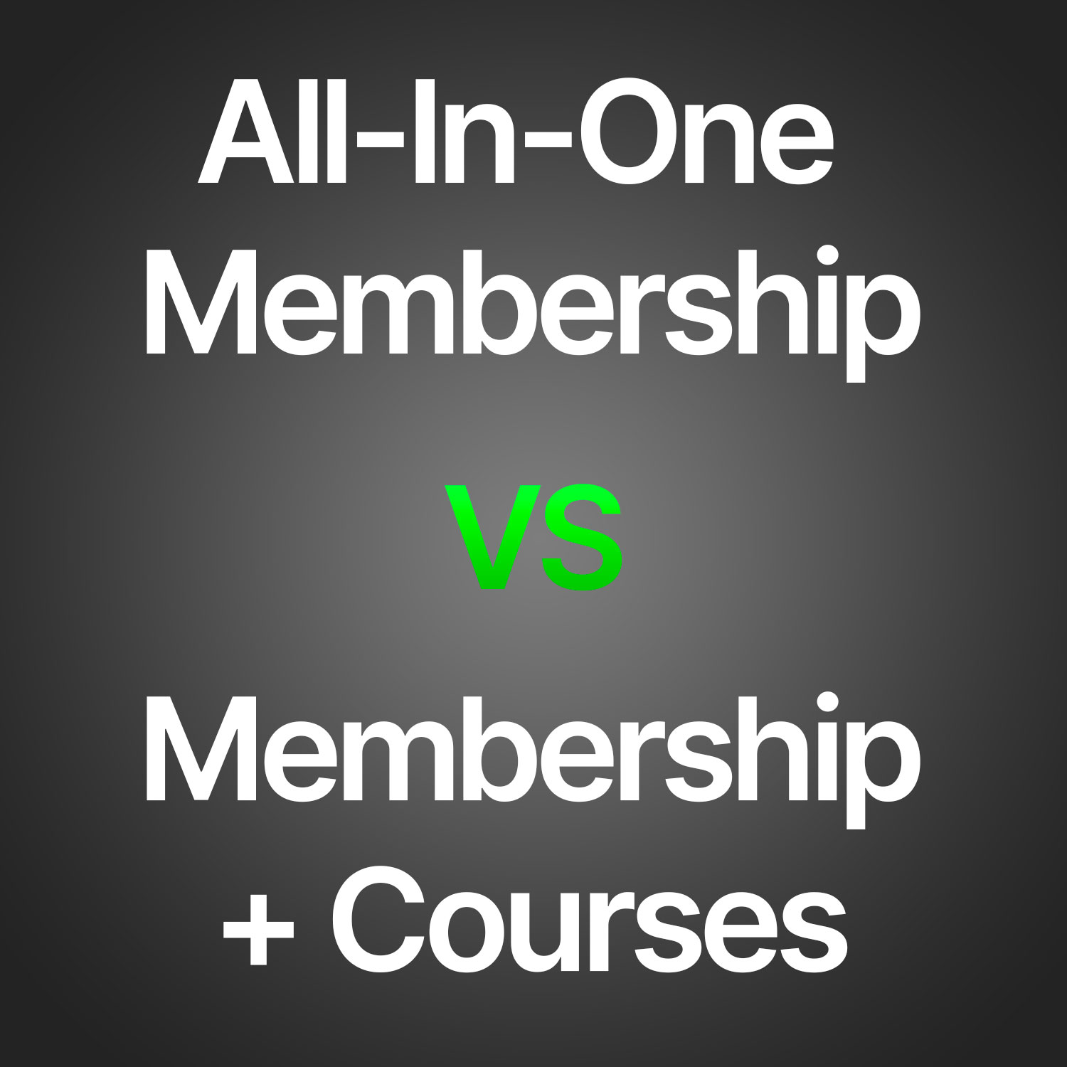 Decision? [All-In-One Membership] VS [Membership + Courses]? · Skool Community