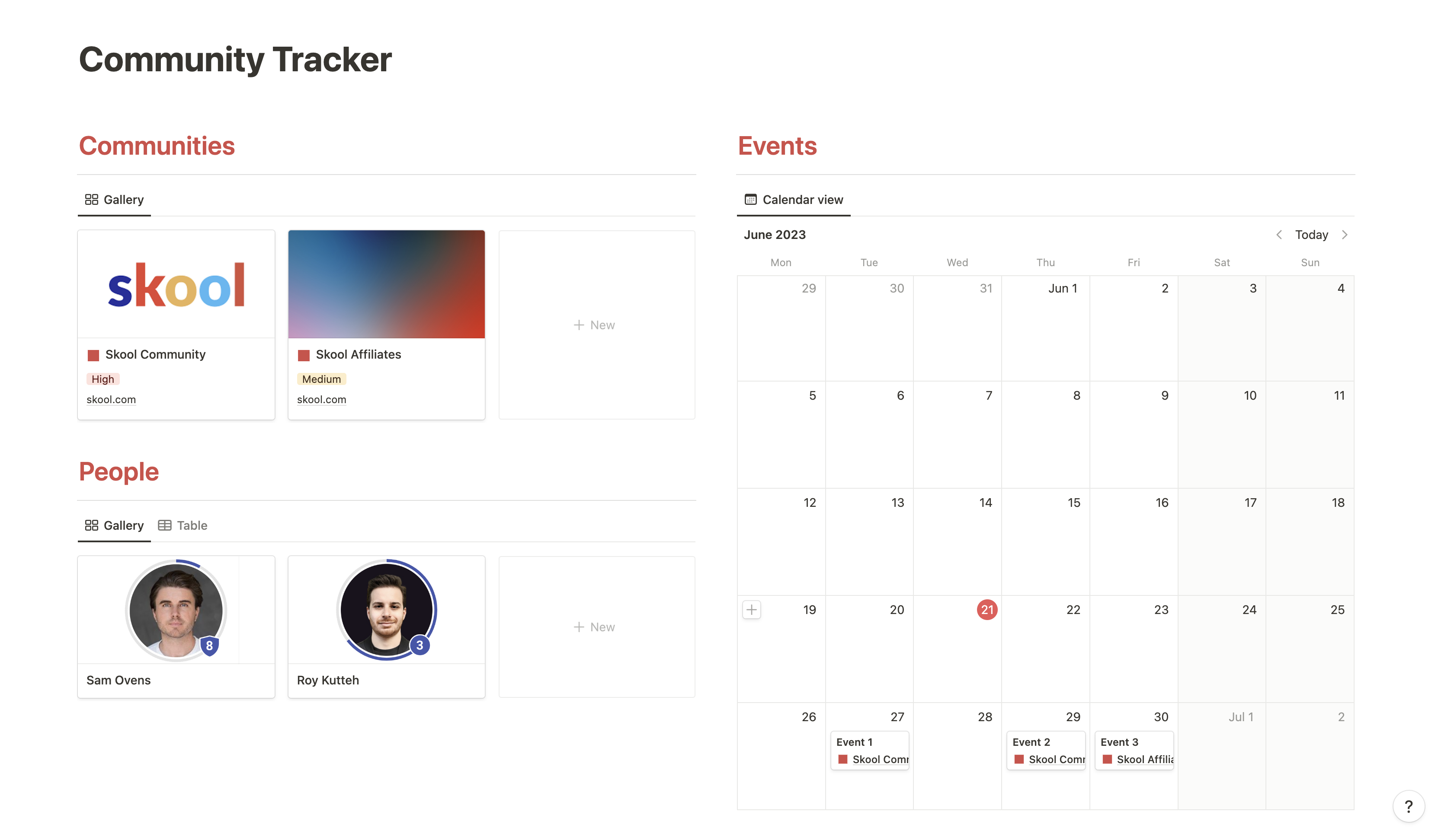 Community Tracker? 📌 Share Your Thoughts!👇🏻 · Skool Community